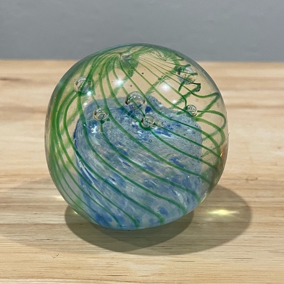 Office | Vintage Glass Sphere Paperweight | Poshmark